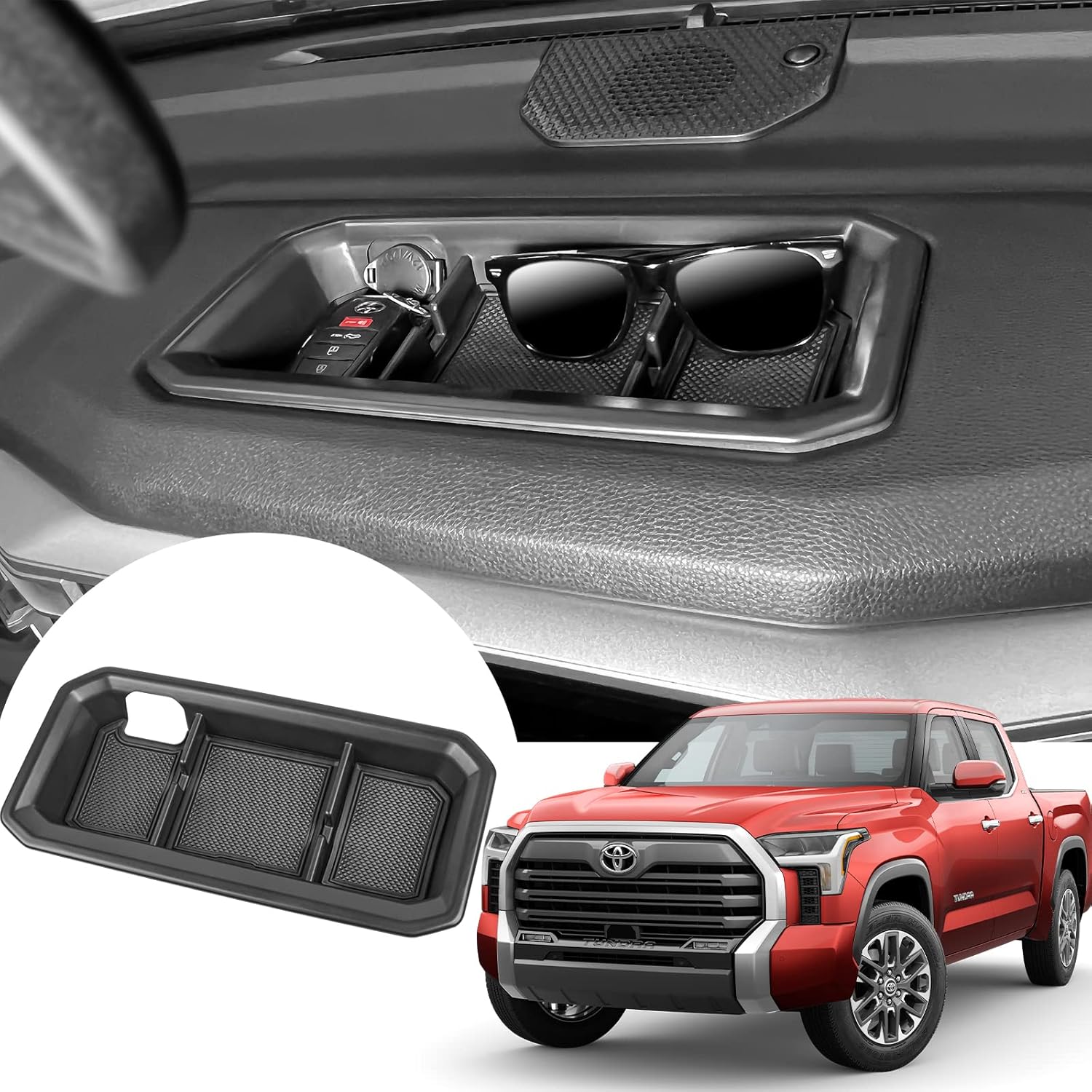 Amazon.com: RefitEco Center Console Dash Storage Tray Compatible with ...