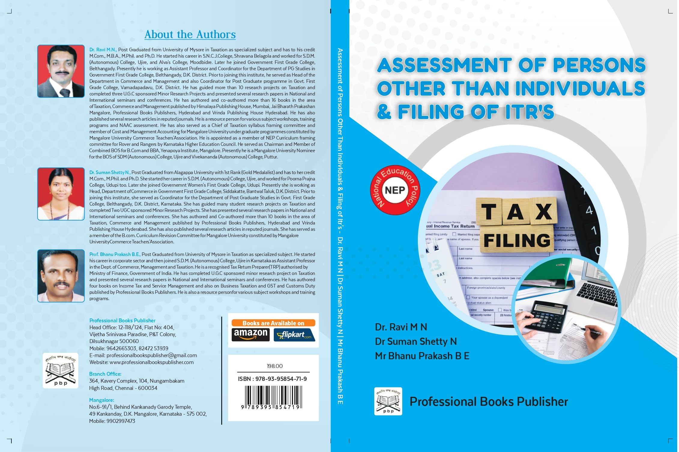 Amazon.in: Buy Assessment of Persons other than Individuals & Filing of ...