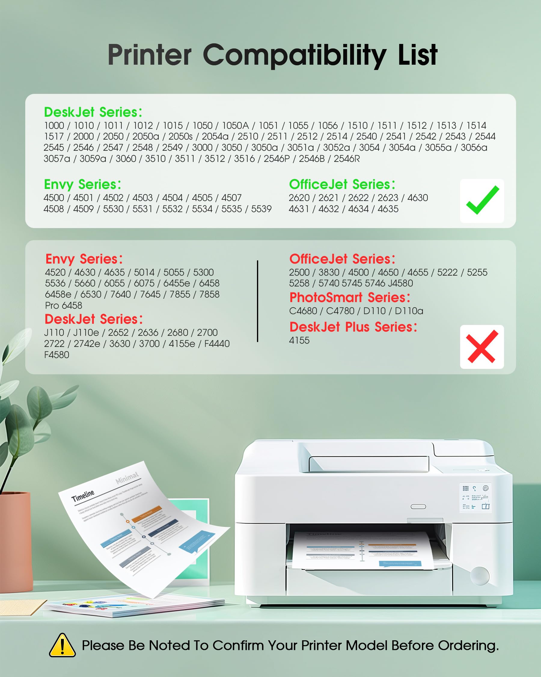 HP Printer Ink Compatible 61XL Ink Cartridge 3-Pack For HP Printers ...