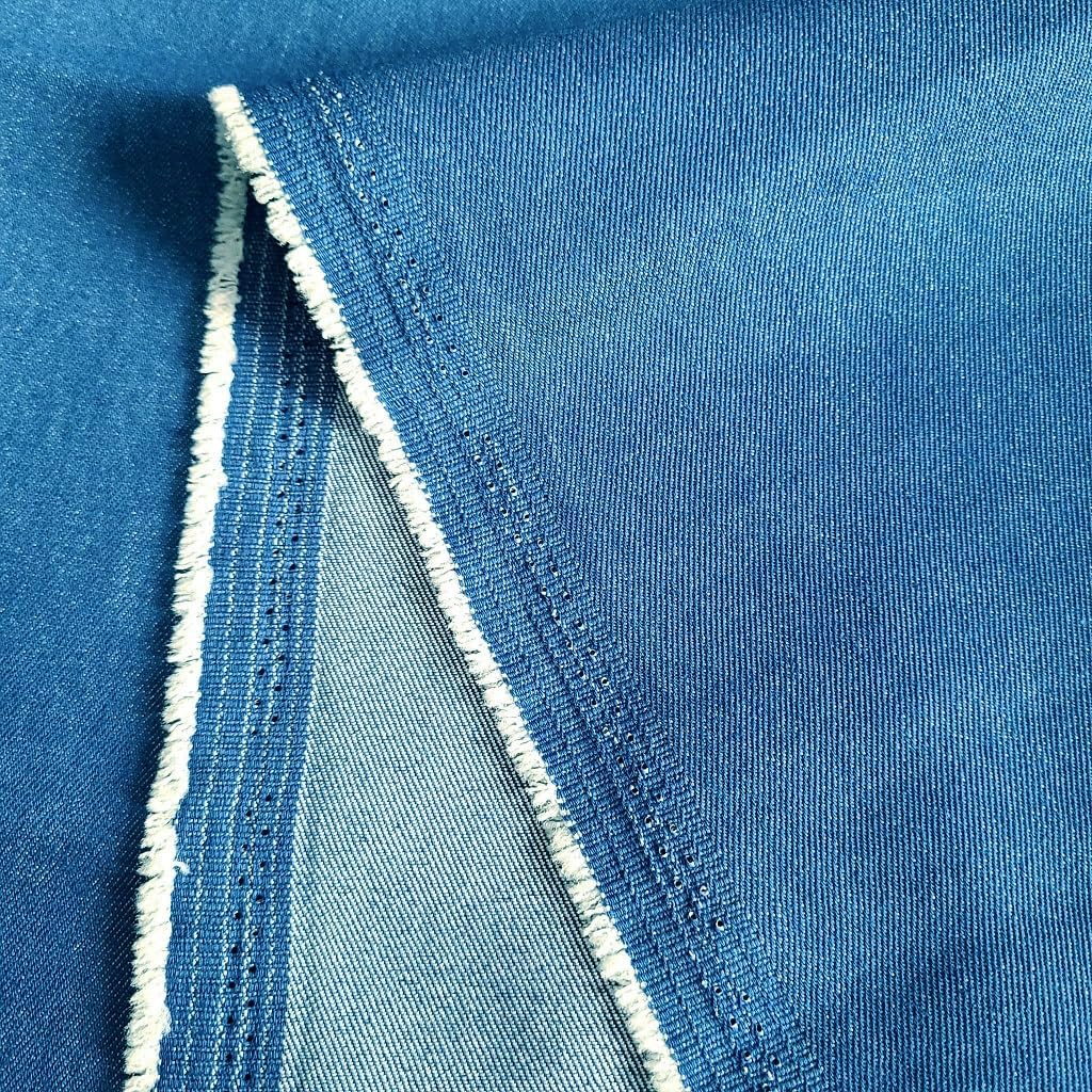 Generic 2-yard 8 oz Classic Blue Denim Fabric for sewing, crafting ...