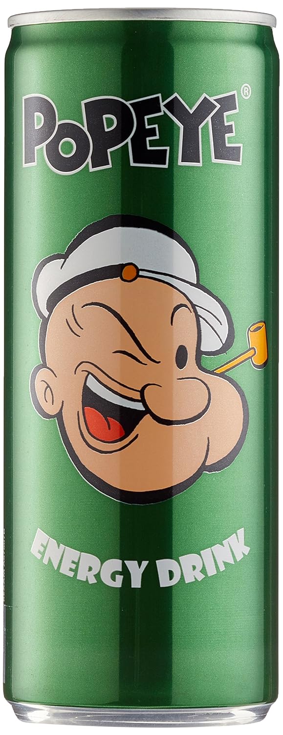 Popeye Energy Drink Pfandfrei, 24er Pack (24 x 250 ml) : Amazon.de ...