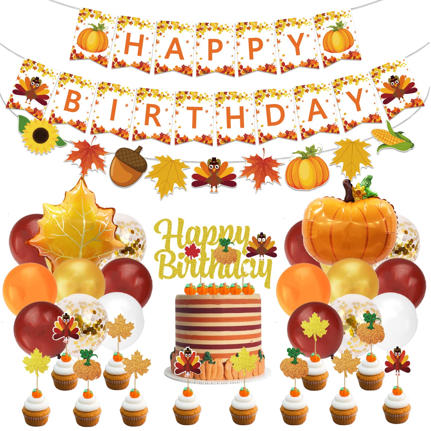 Fall Birthday Clipart