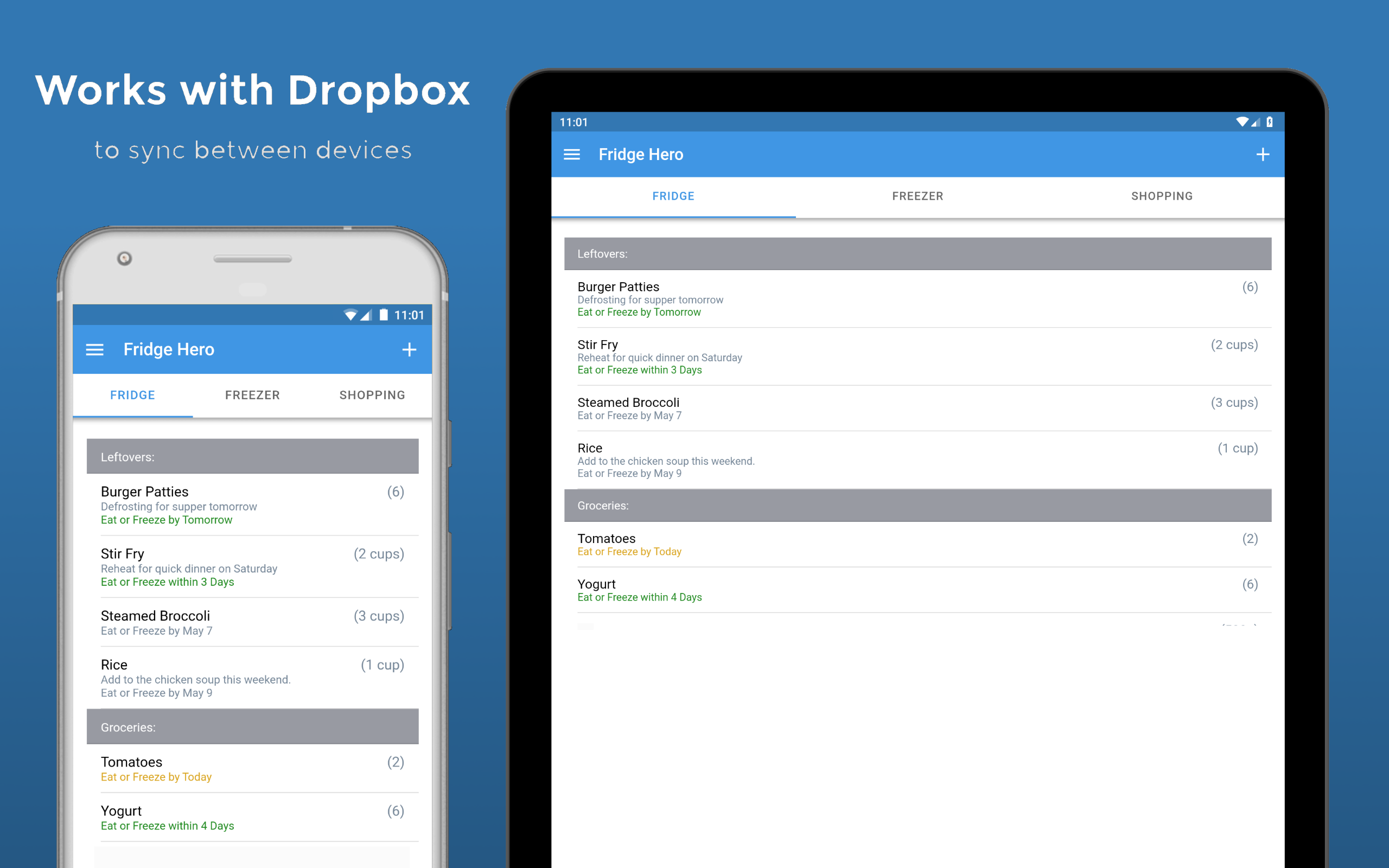 Fridge Hero - Track Food Expiry & Leftovers with Shopping List, Check ...
