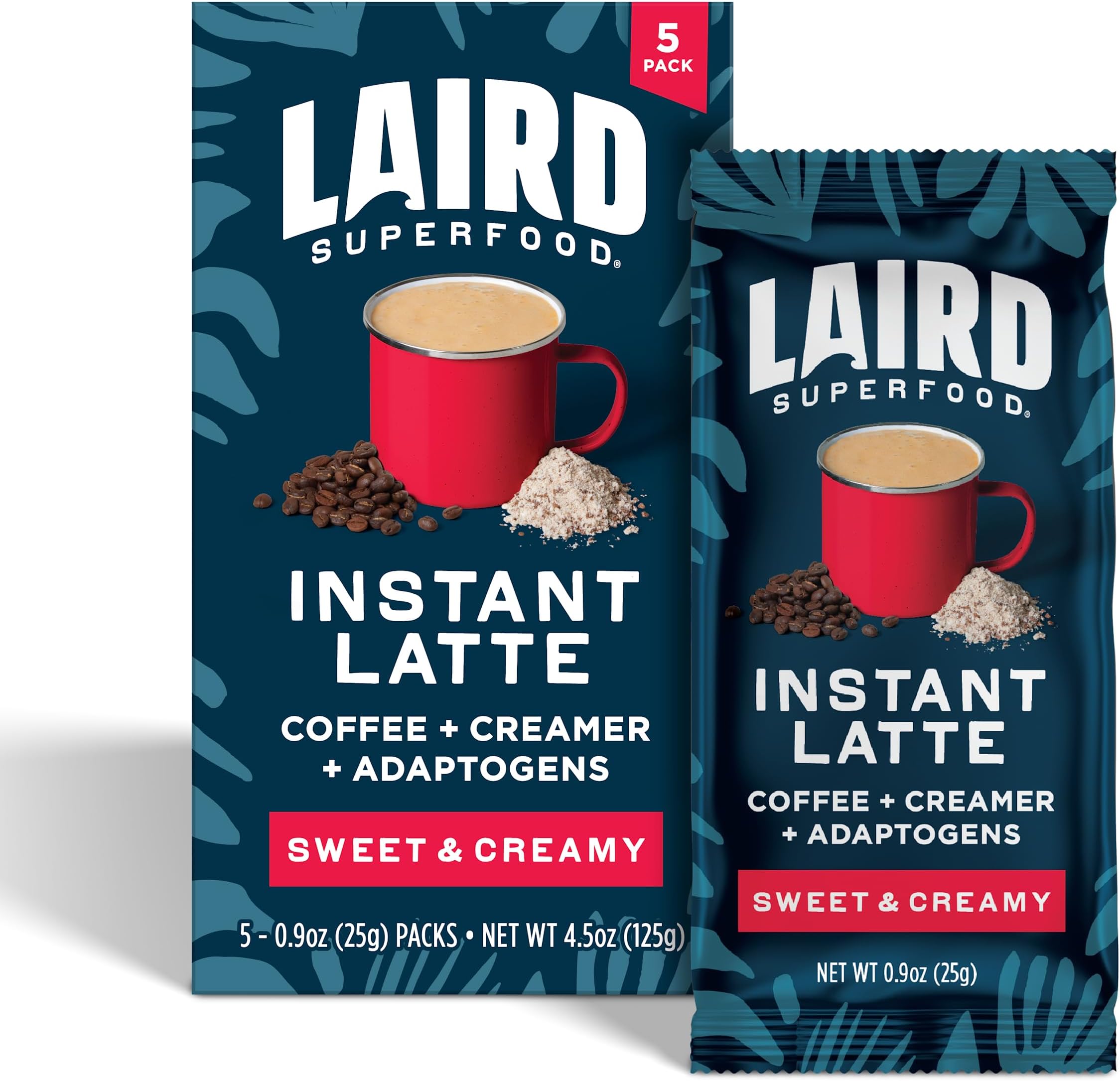 Amazon.com : Laird Superfood Sweet and Creamy Instant Latte with ...