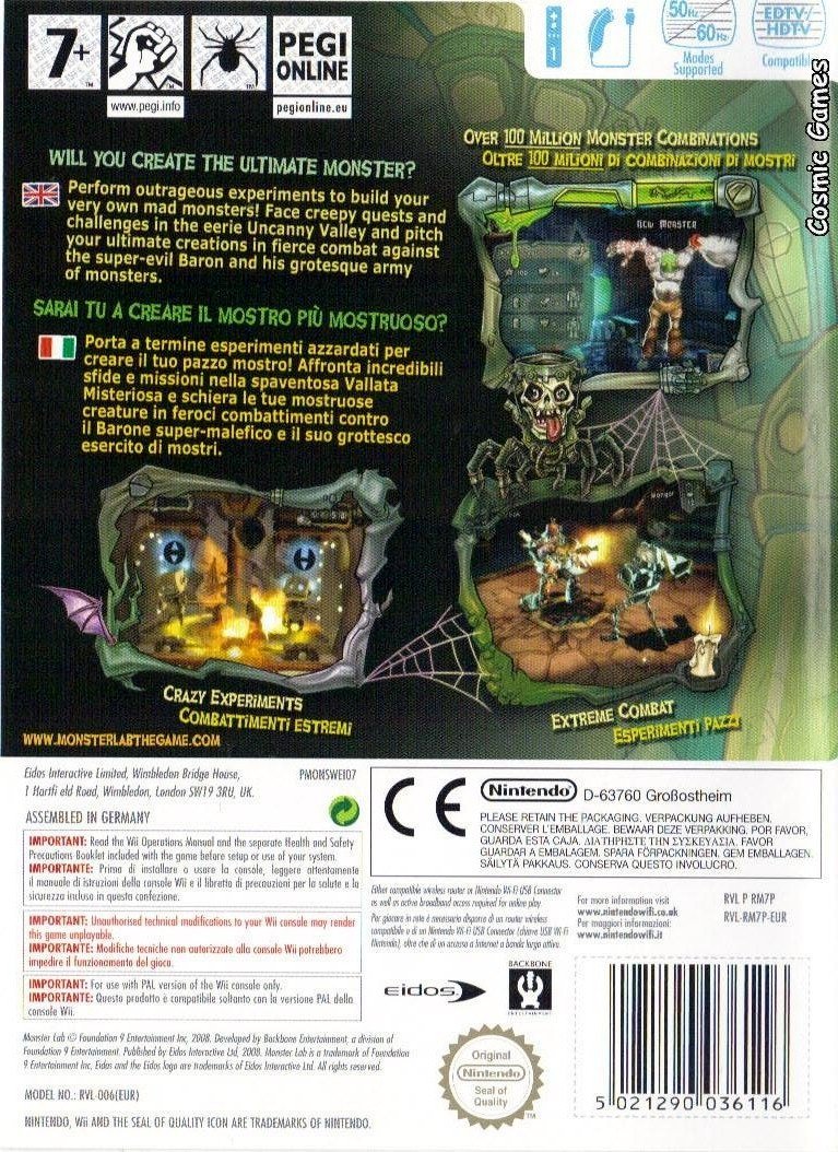 Amazon.com: Monster Lab Wii : Video Games