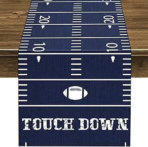 Amazon.com: Cowboys Party Decoration American Football Table Runner ...