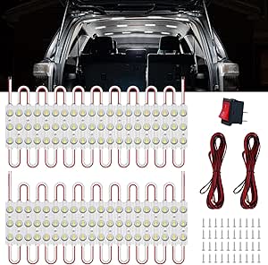 Amazon.com: 12V 120 LEDs Van Interior Light Kits, LED Module Lights ...