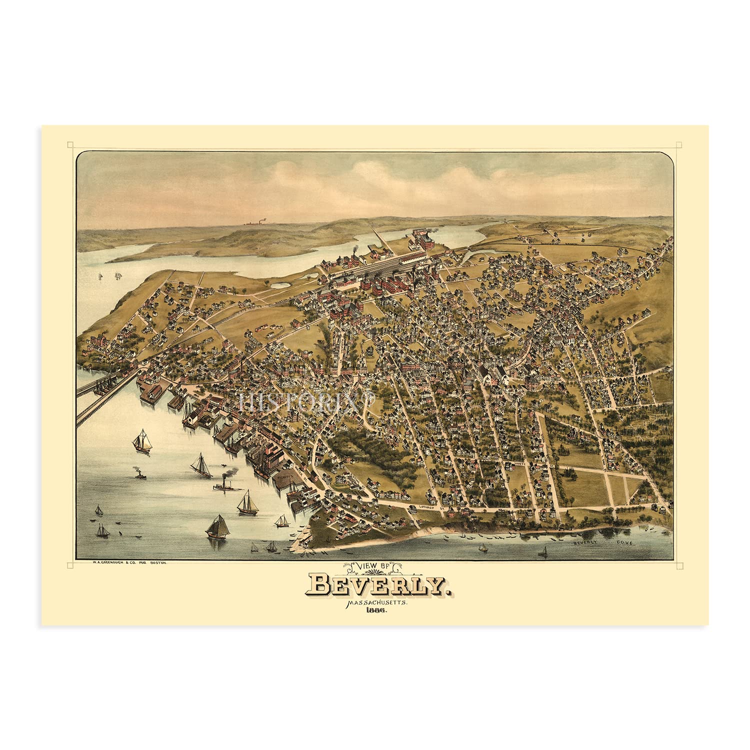 Map Of Location Of Beverly Ma