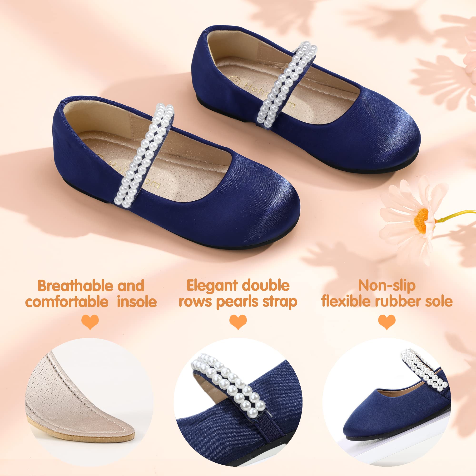 Snapklik.com : Girls Dress Shoes Toddler Little Kid Mary Jane Ballet ...