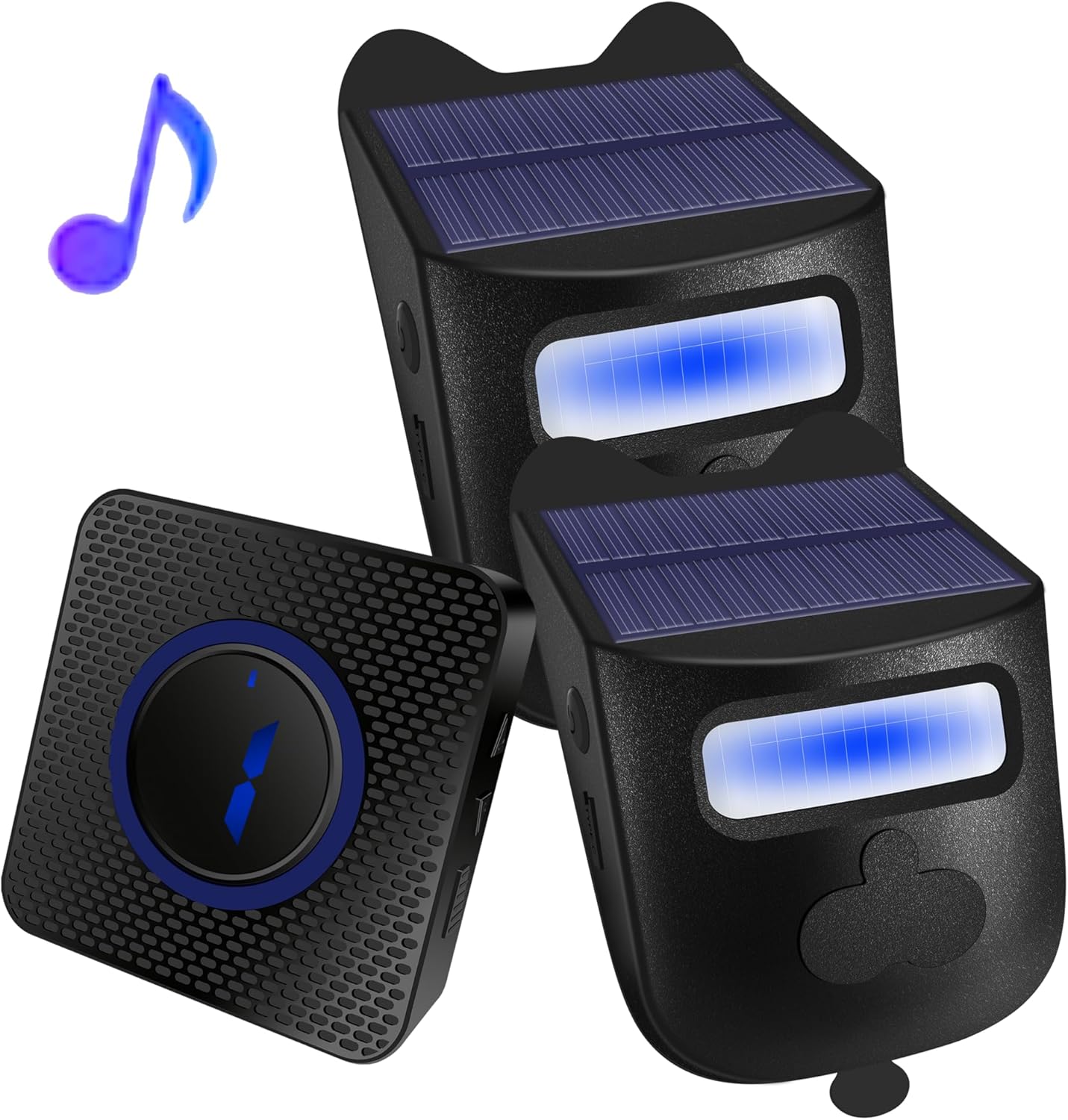 Driveway Alarms Wireless Outside Weatherproof, HoneTeek Wireless Motion ...