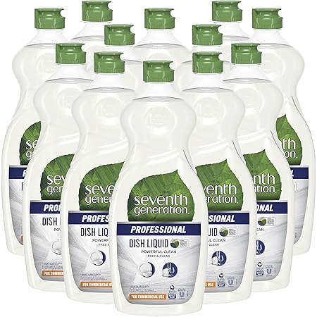 Amazon.com: Seventh Generation Dish Soap Liquid Free Clear, 19 Fl Oz ...