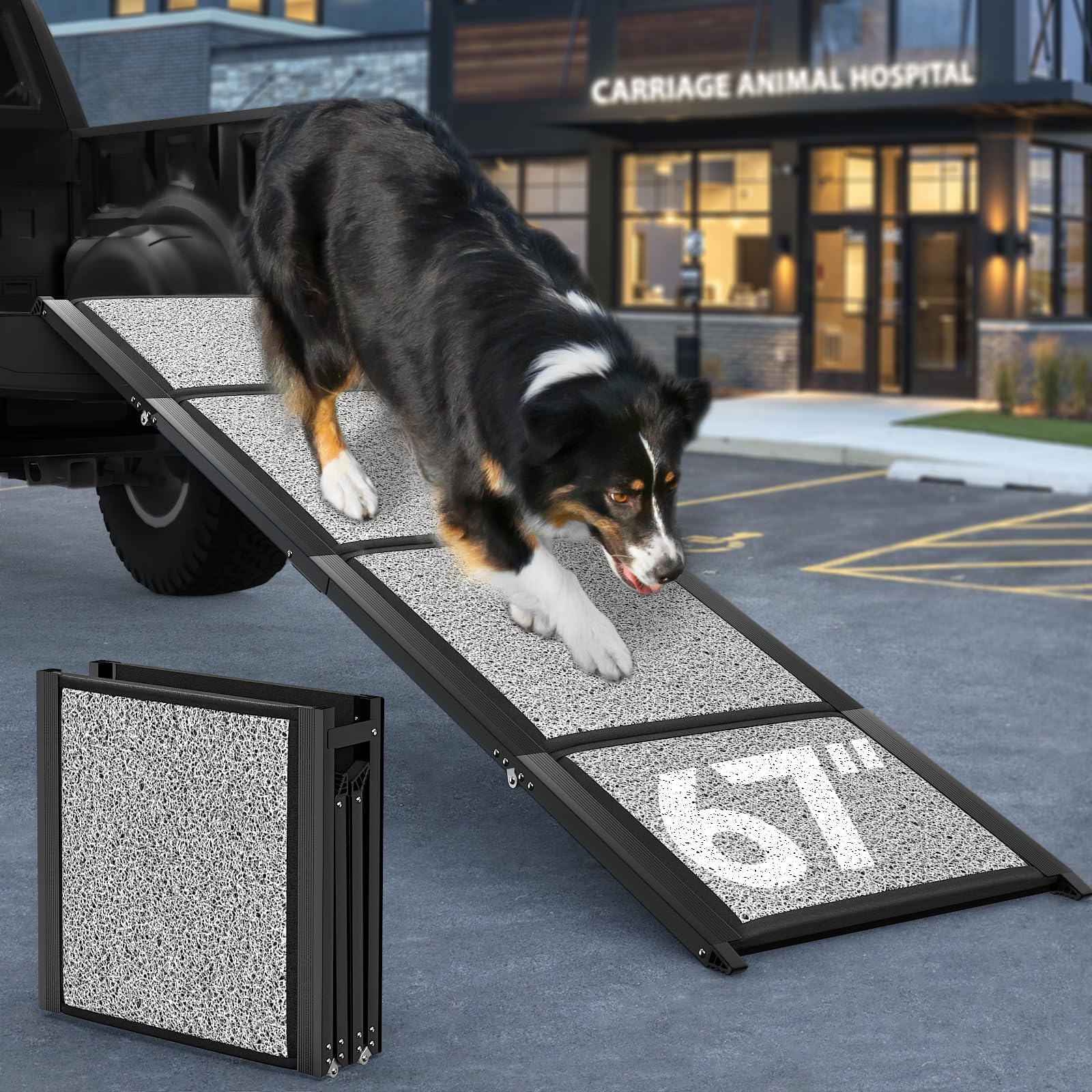 Original PetSTEP folding pet ramp - Graphite : Amazon.ca: Pet Supplies