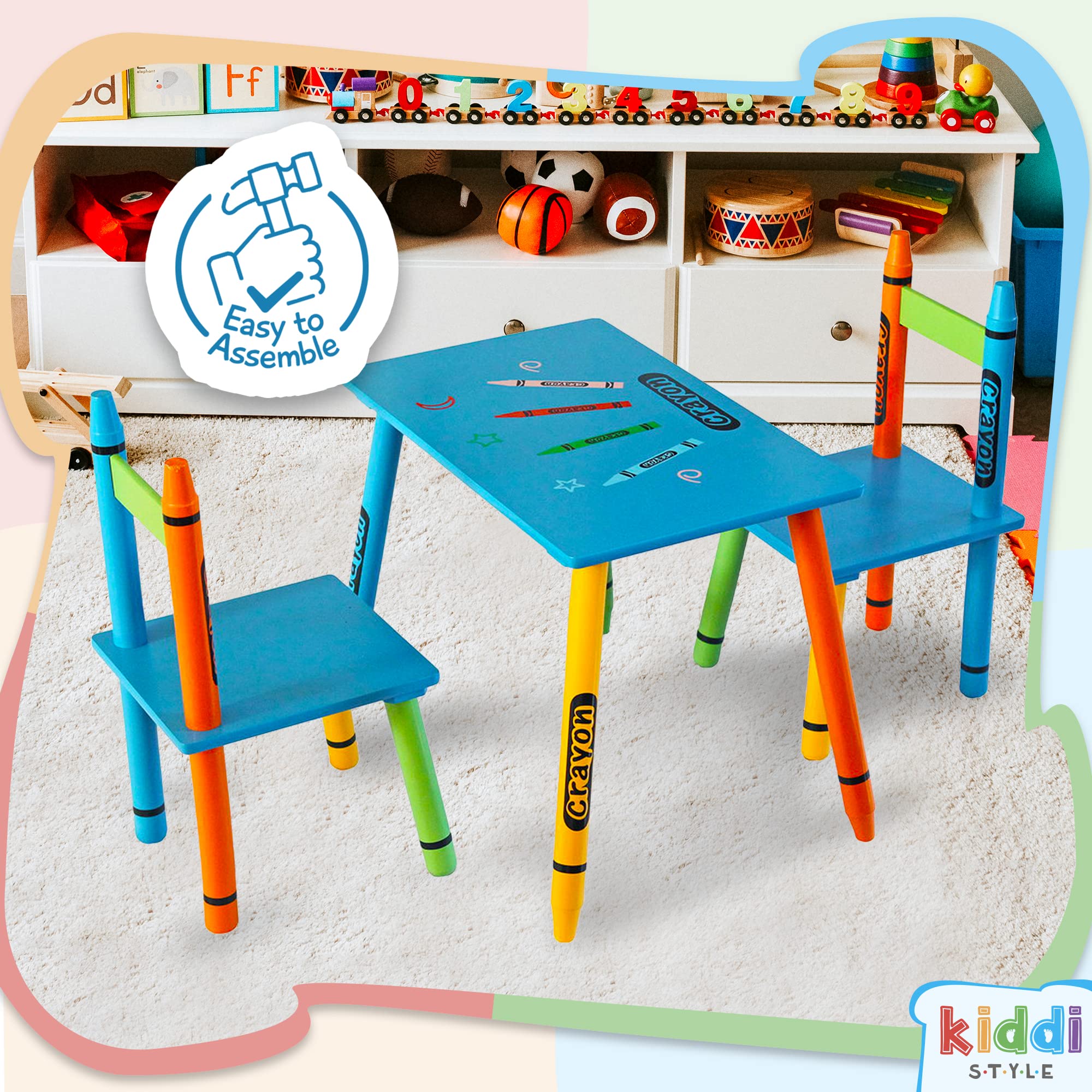 Crayola childrens table and chairs online