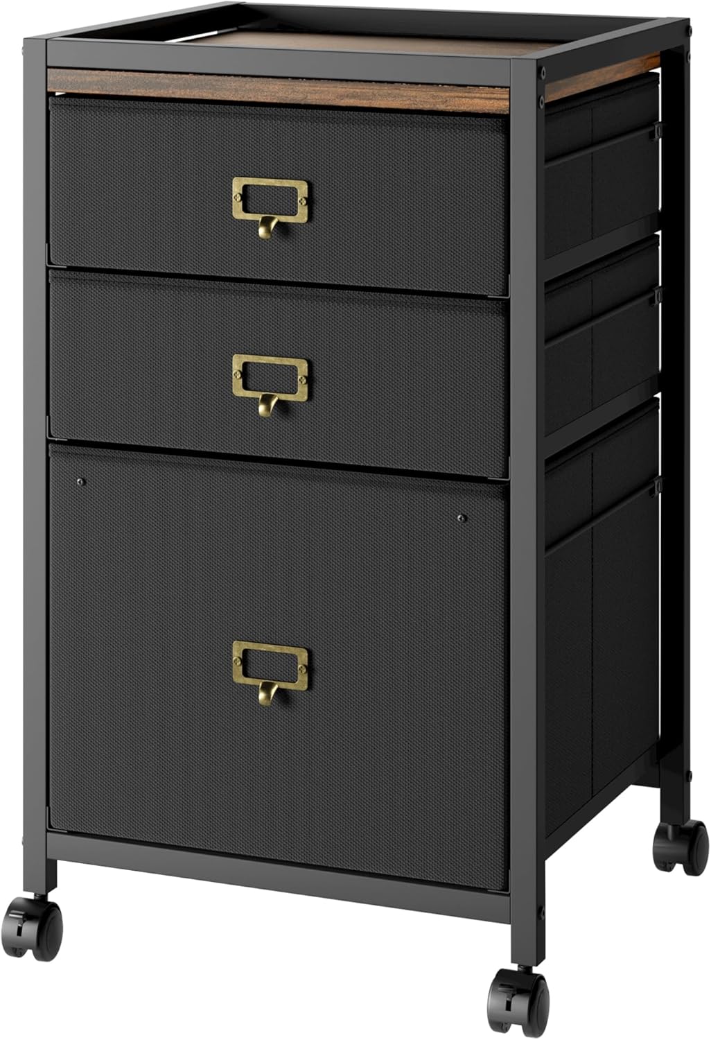 Amazon.com: Entcook 3 Drawer Mobile File Cabinet,Home Office File ...