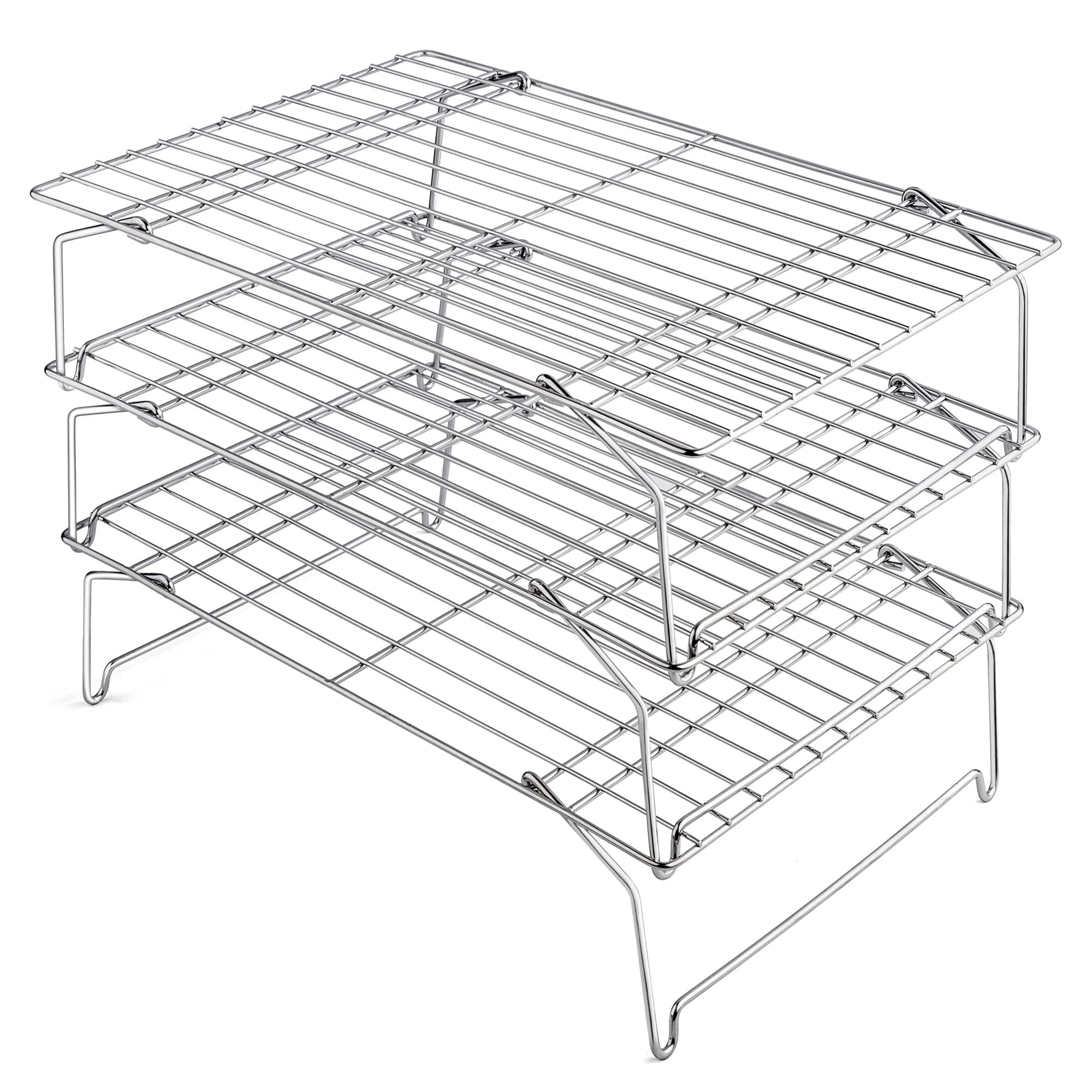 Snapklik.com : Leonyo Cooling Baking Rack 3-Tier Stackable Stainless ...