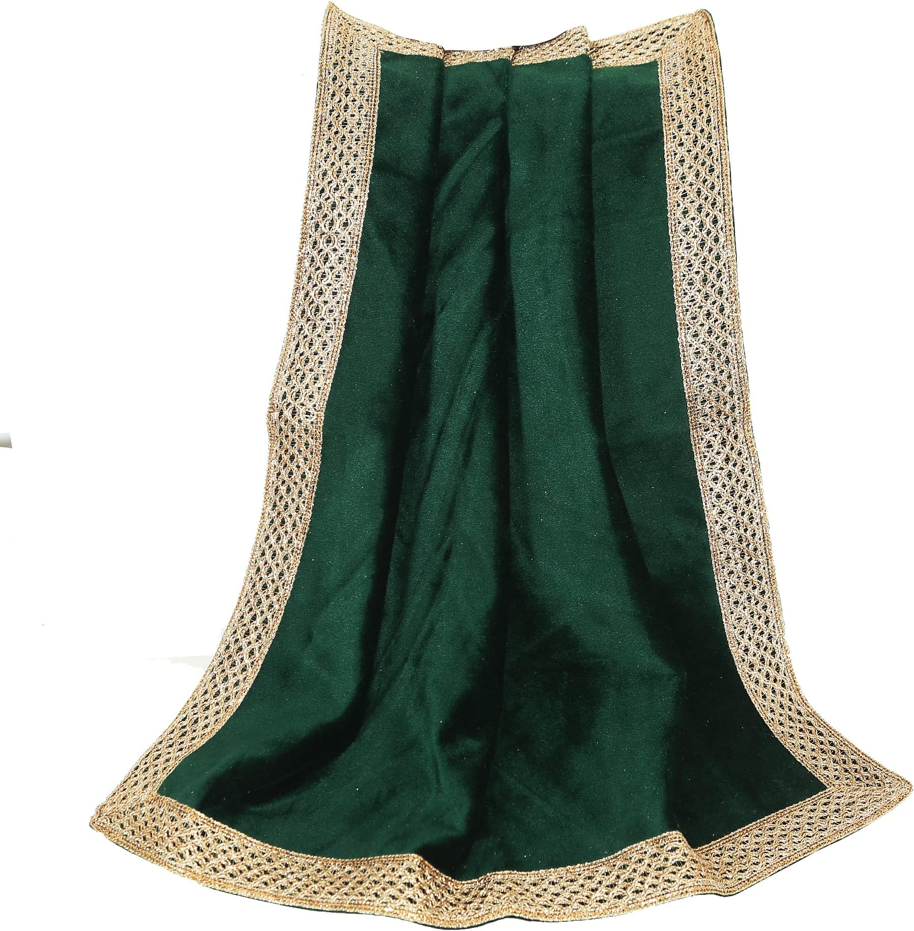 Amazon.com: F-CHU Luxury Green Tablecloth Thickset Velvet Tablecloth ...
