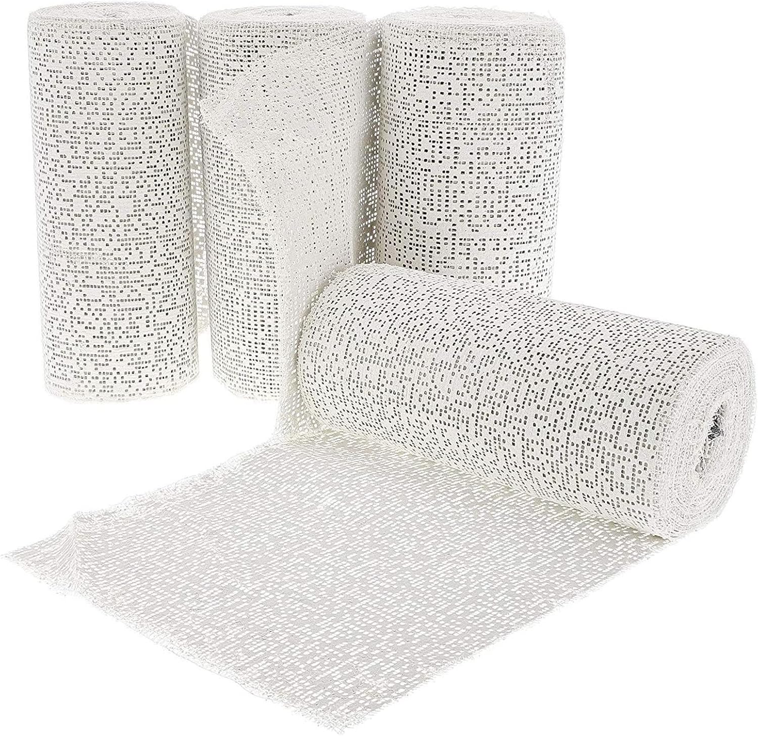 Azonee 4Pack White Plaster Cloth Gauze Bandages Rolls for Art Project ...