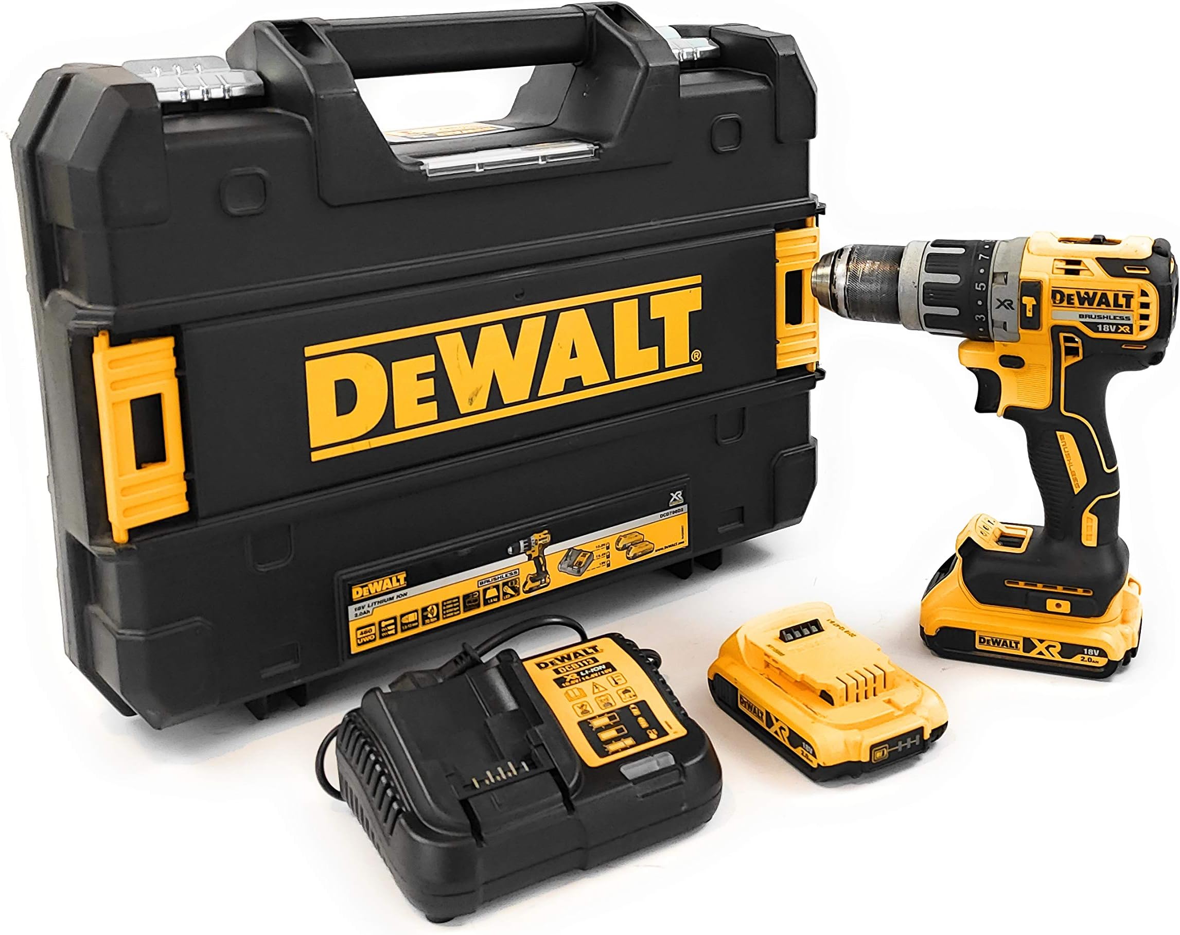 Dewalt Dcd796D2-Qw Trapano Avvitatore a Percussione,2 Velocità, Motore ...
