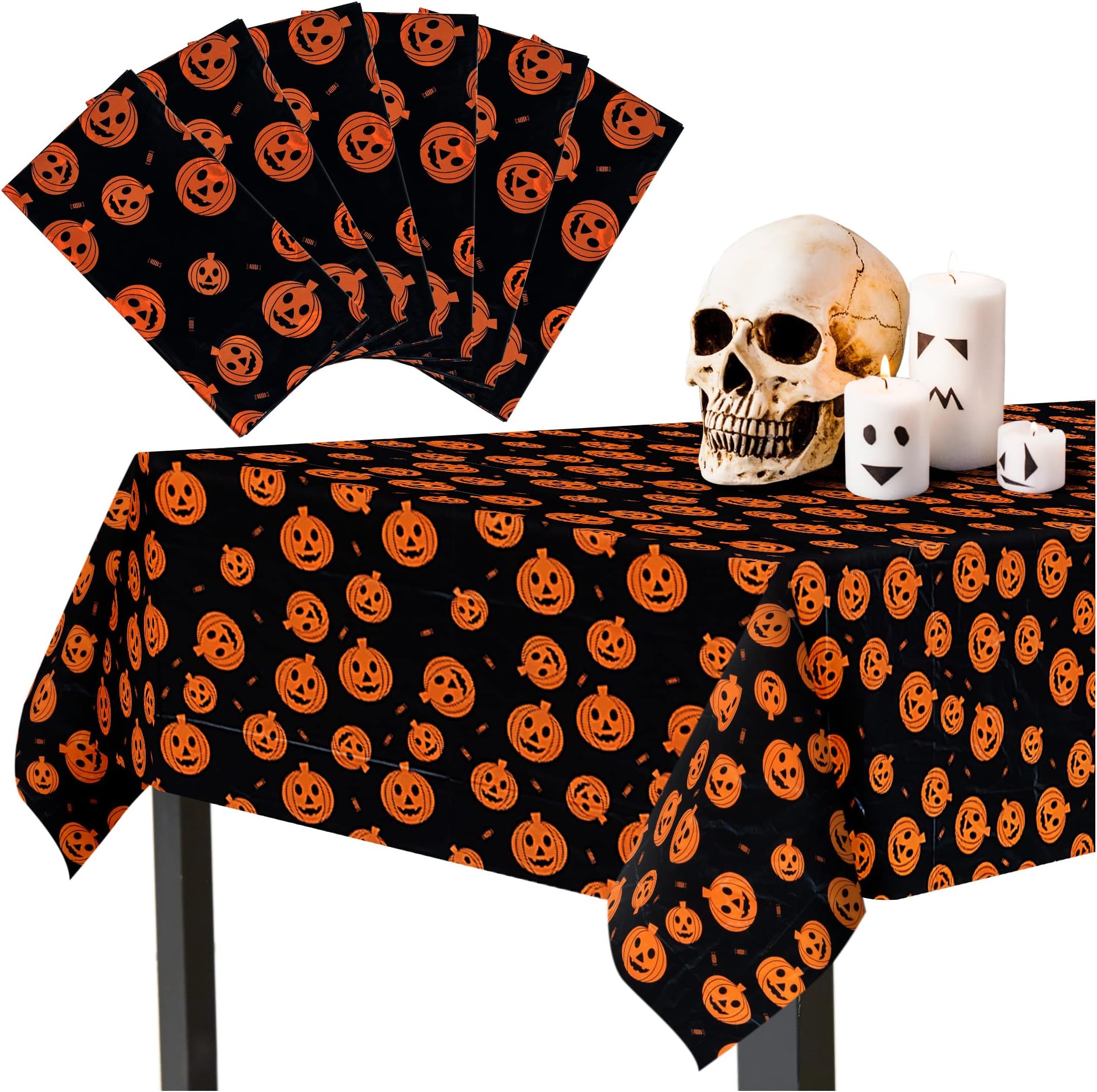 Amazon.com: We1Fit 2 Packs Hocus Halloween Tablecloth 43 x 71 Inches ...