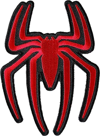 Amazon.com: Red Spider Patch - 3x4 inch - Embroidered Iron on Patch ...
