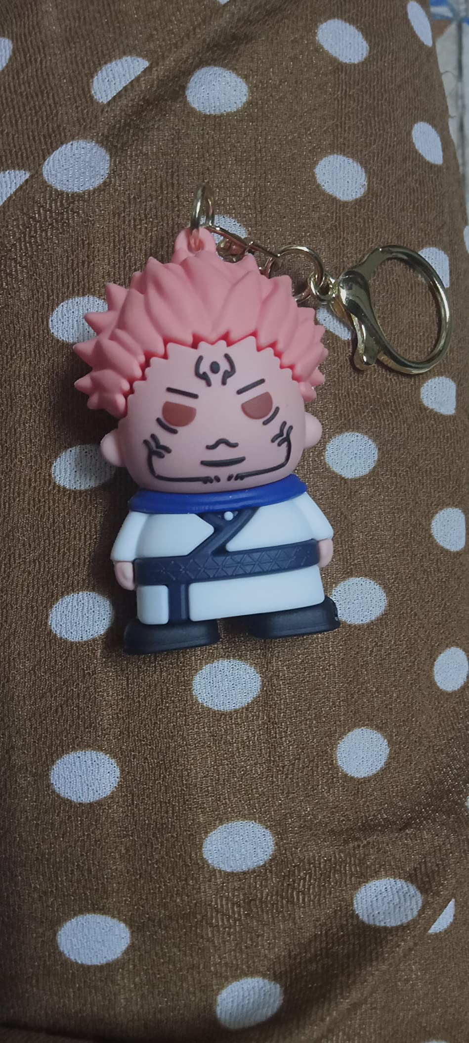 Premium Keychain Of Famous Anime Keychain Angry orange boy kaisen JJK ...