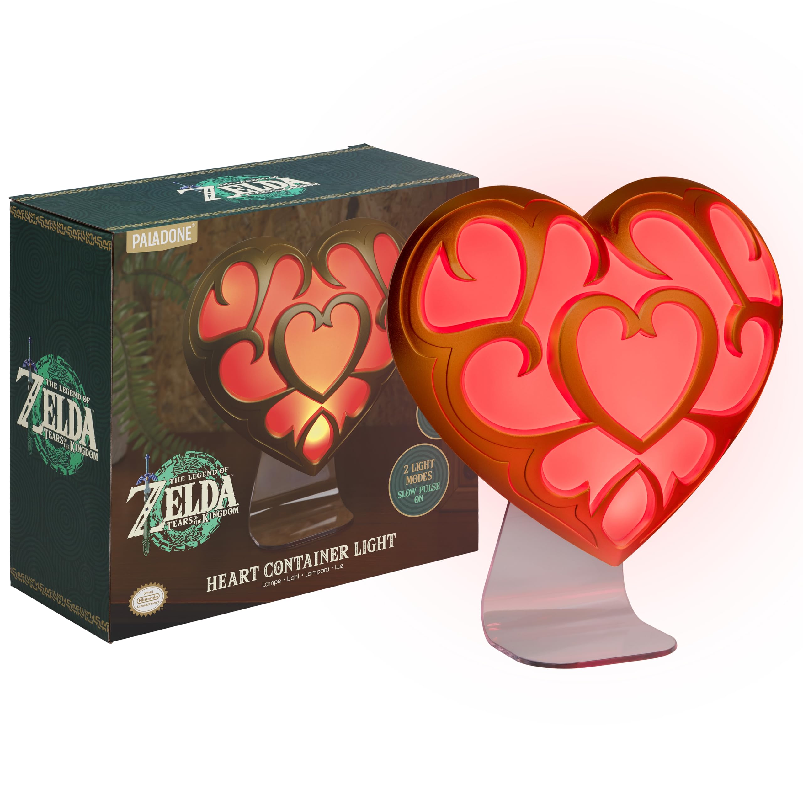 The Legend of Zelda Heart Container Light - Officially Licensed ...