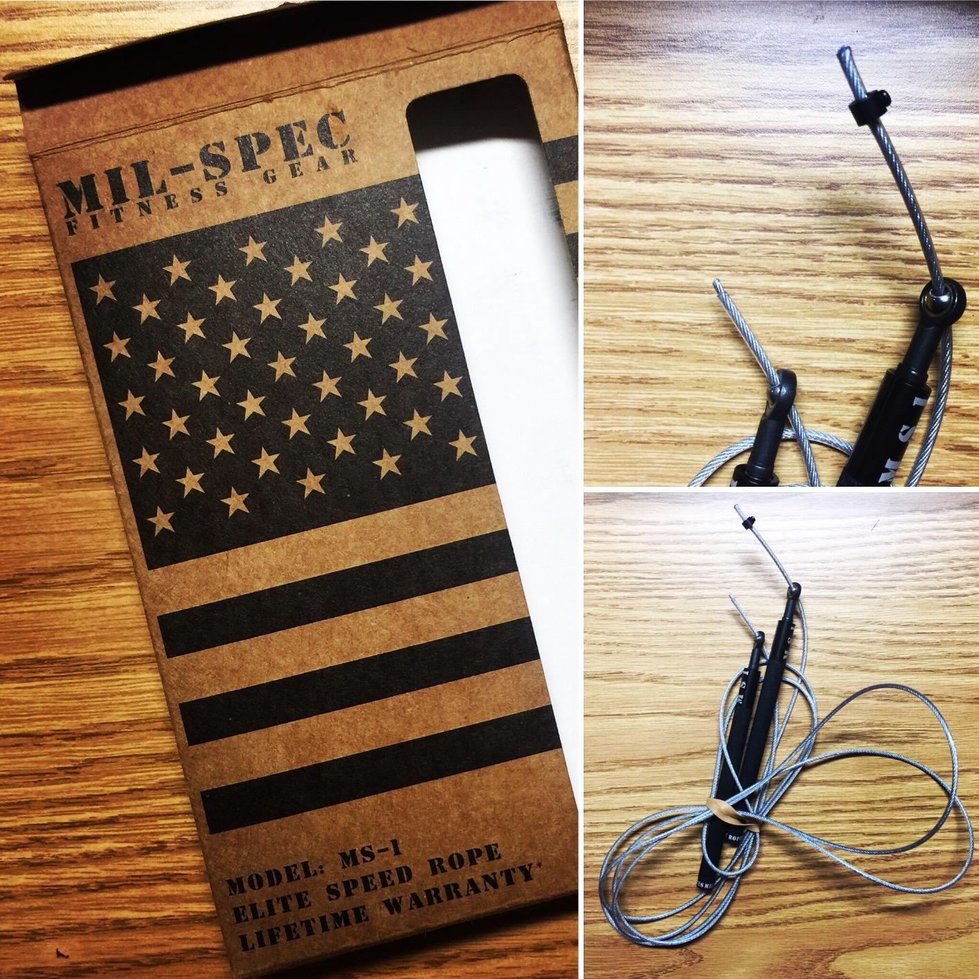 Amazon.com : MIL-SPEC ROPES MS1 Jump Rope - Functional Fitness Speed ...