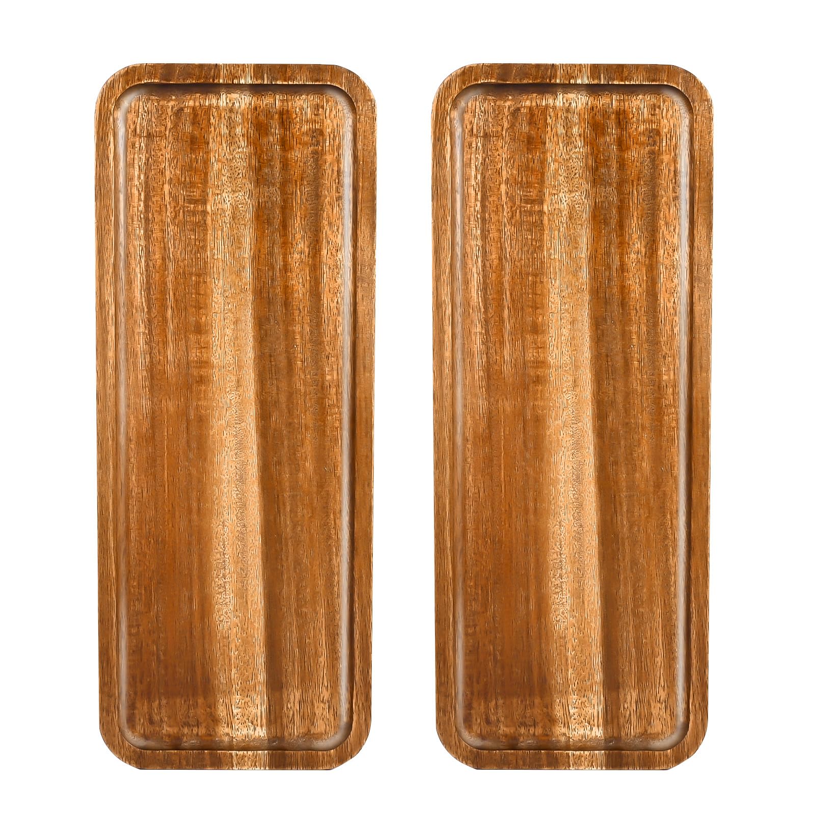 Amazon.com | BIEOFFEI Small Charcuterie Boards Rectangular Long Wooden ...