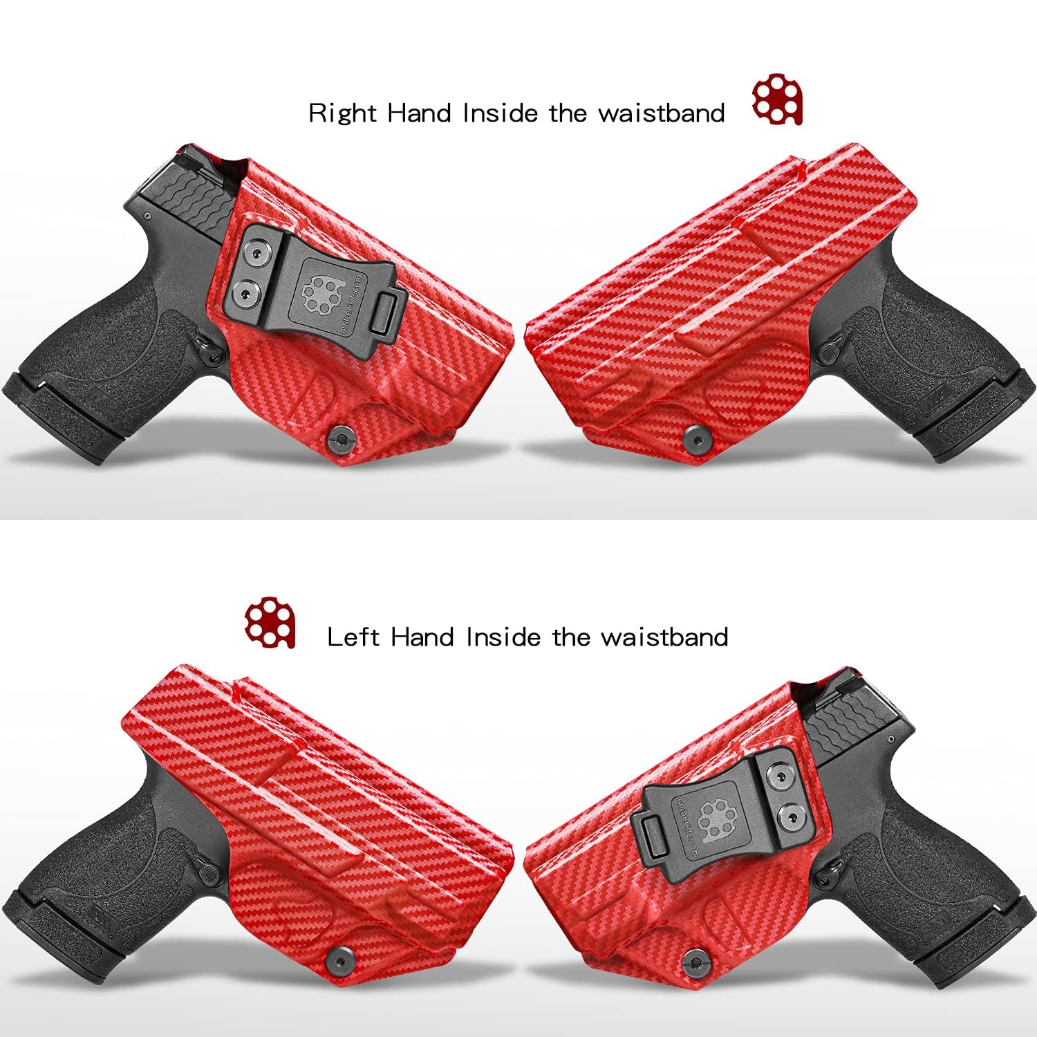 Snapklik.com : Amberide IWB KYDEX Holster Fit: Smith & Wesson M&P ...