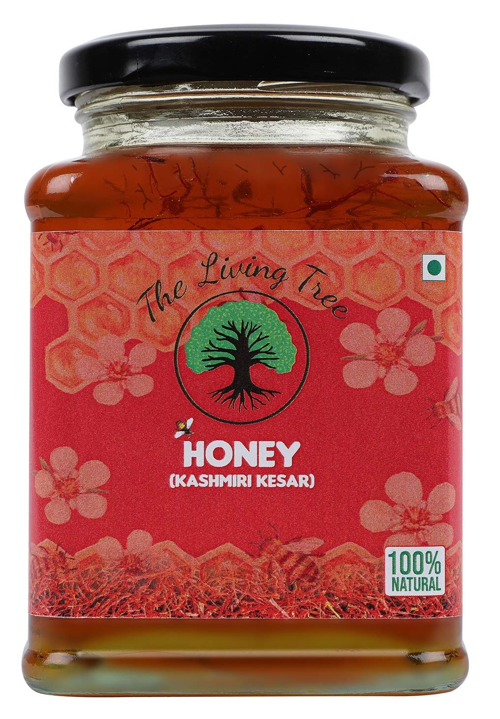 THE LIVING TREE Kashmiri Kesar Honey (Kashmiri Kesar Honey, 310g ...