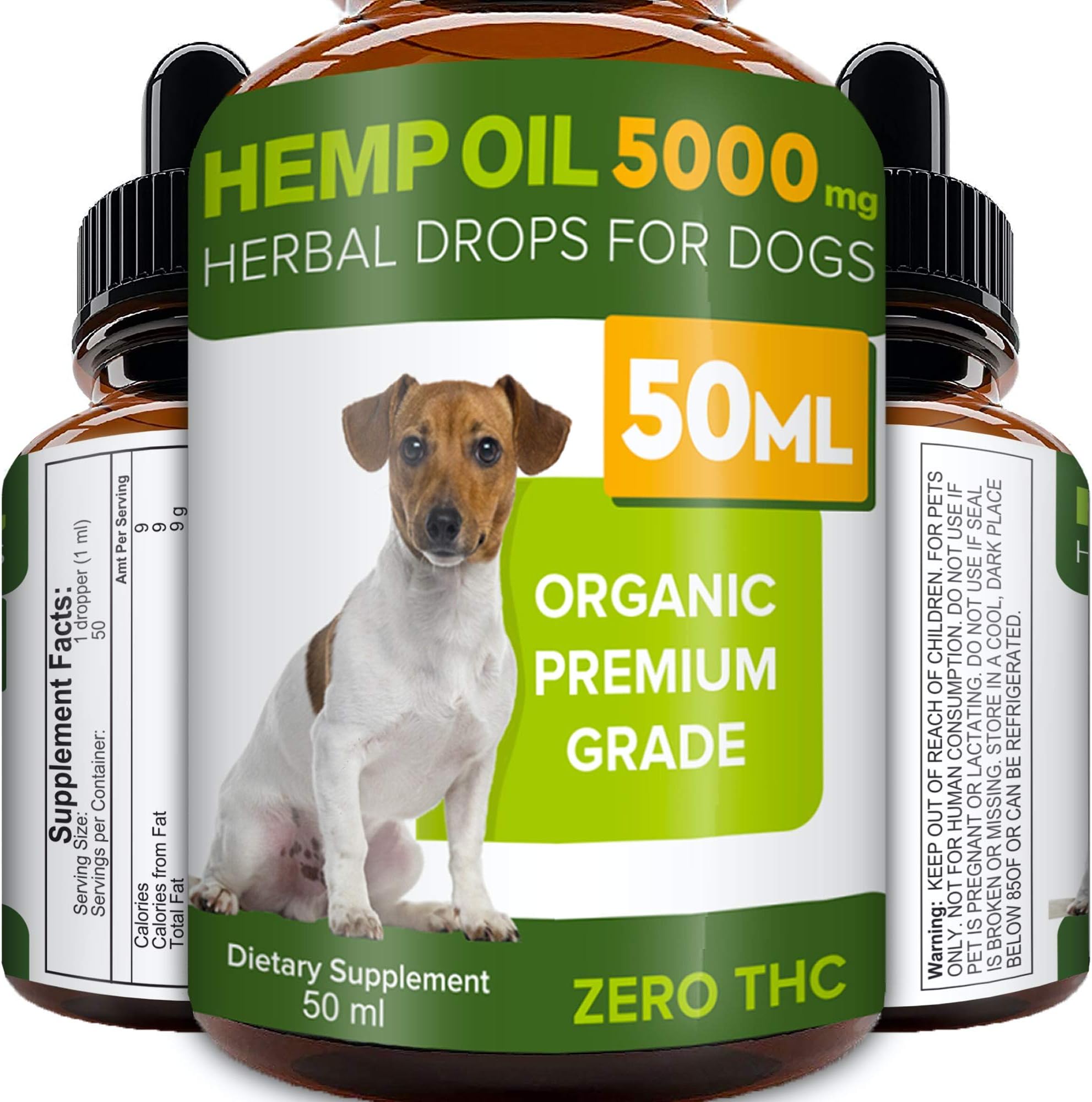 STRELLALAB Hemp Oil for Dogs - 50ml - 5000 MG Made in UK Hemp Extract ...