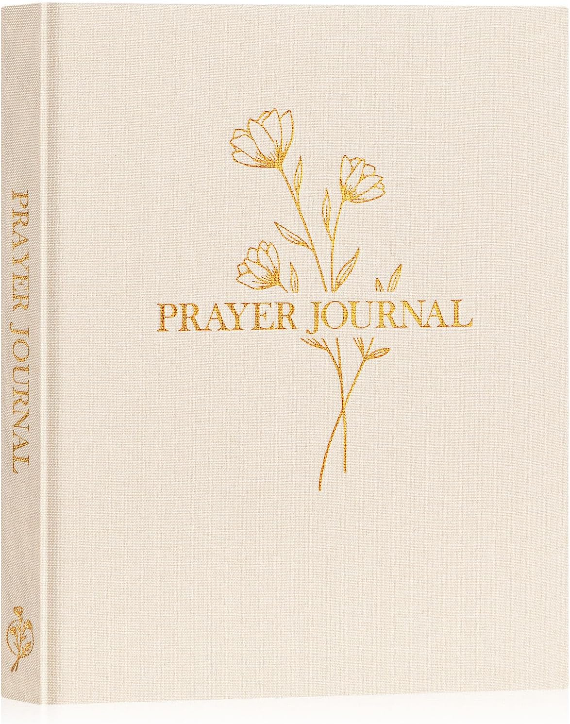 Lanpn Bible Prayer Journal for Women Men, 68 Weeks Linen Bible Study ...