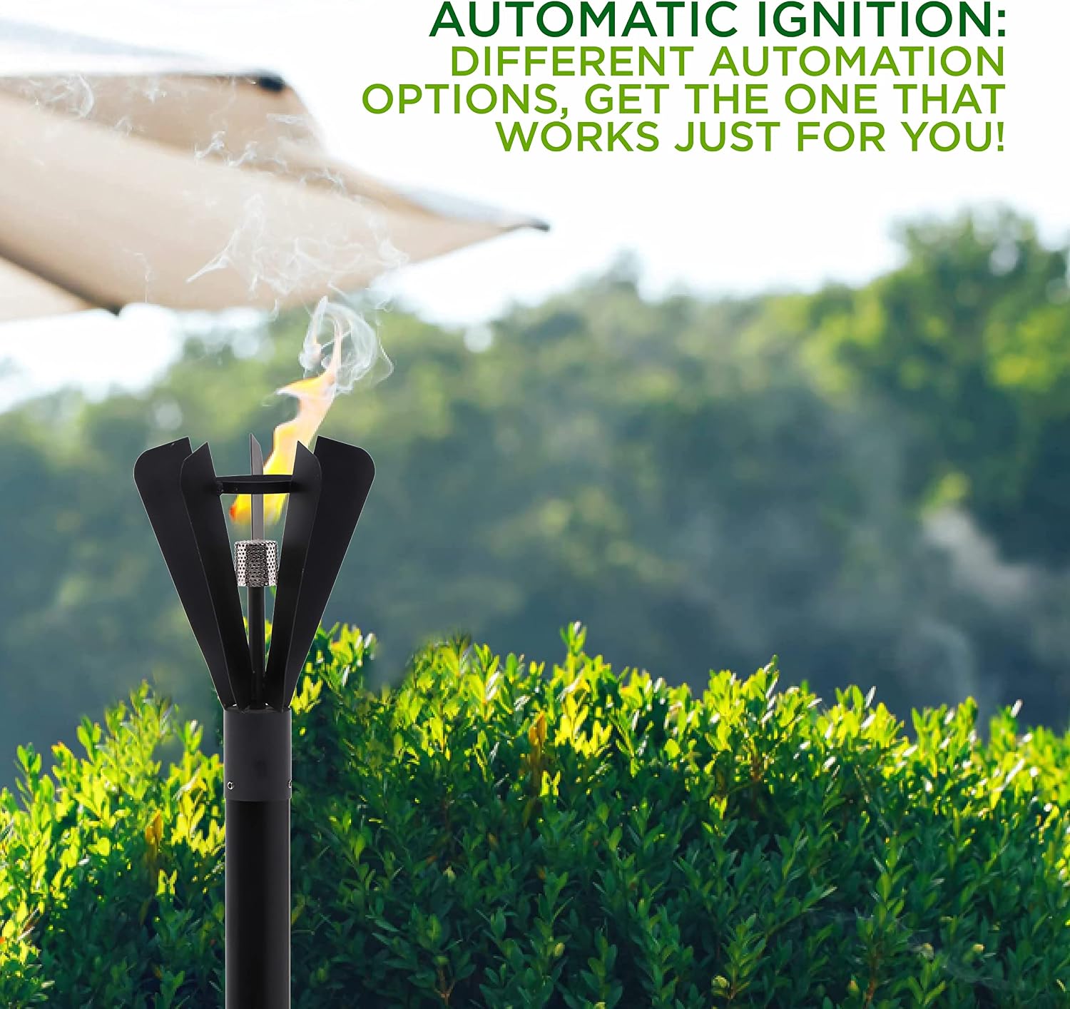 Big Kahuna – Antorcha automática de propano La antorcha estilo Tiki se ...