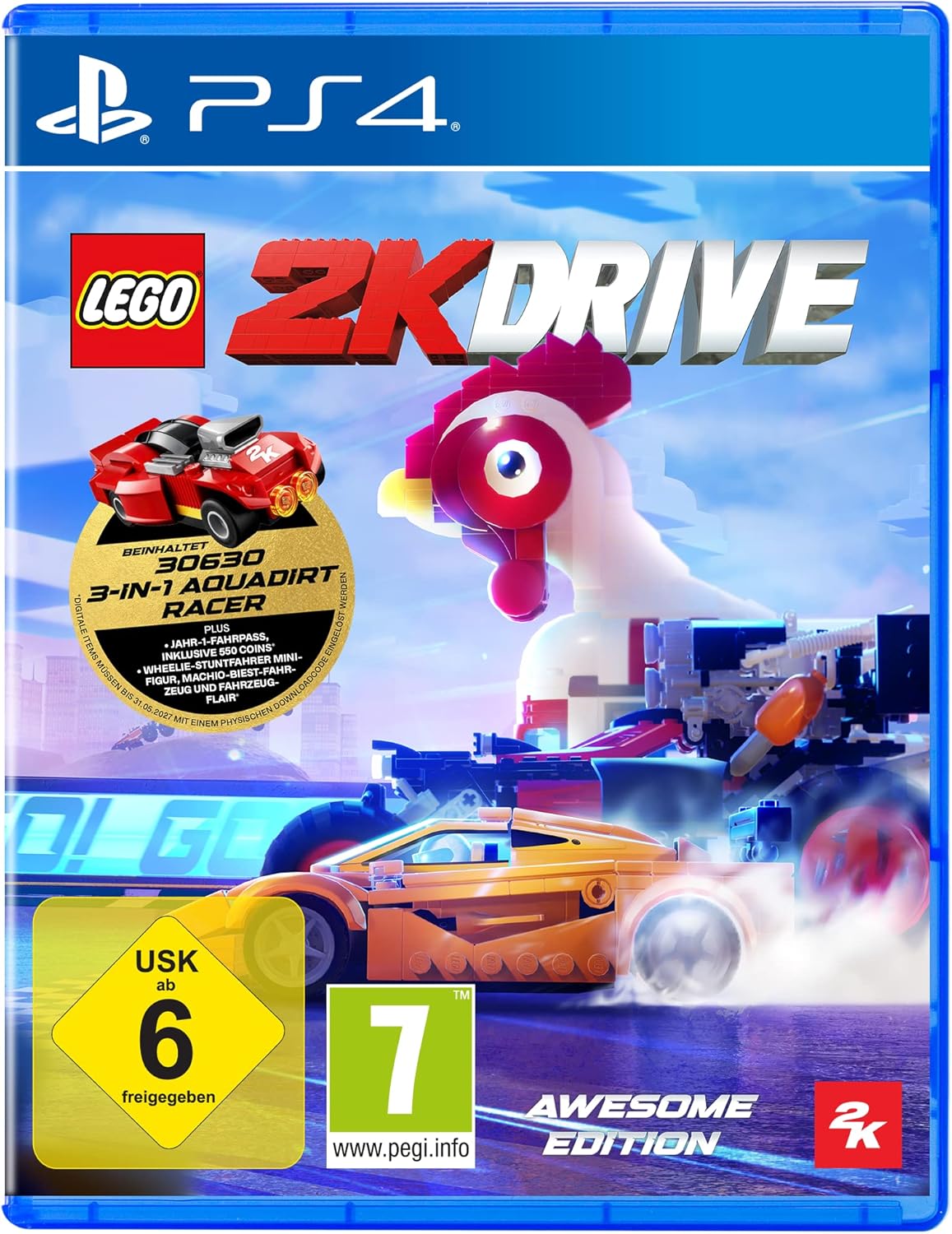 2K Lego Drive AWESOME (USK & PEGI) [Playstation 4] : Amazon.fr: Jeux vidéo