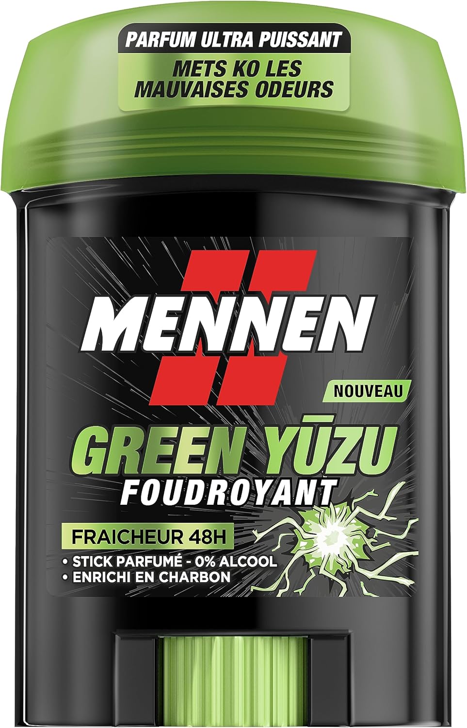 MENNEN Déodorant Stick Green Yuzu 60ml : Amazon.fr: Beauté et Parfum