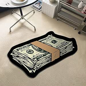 Amazon.com: Money Rug, Money Rug for Bedroom, Money Rug 100 Dollar Bill ...