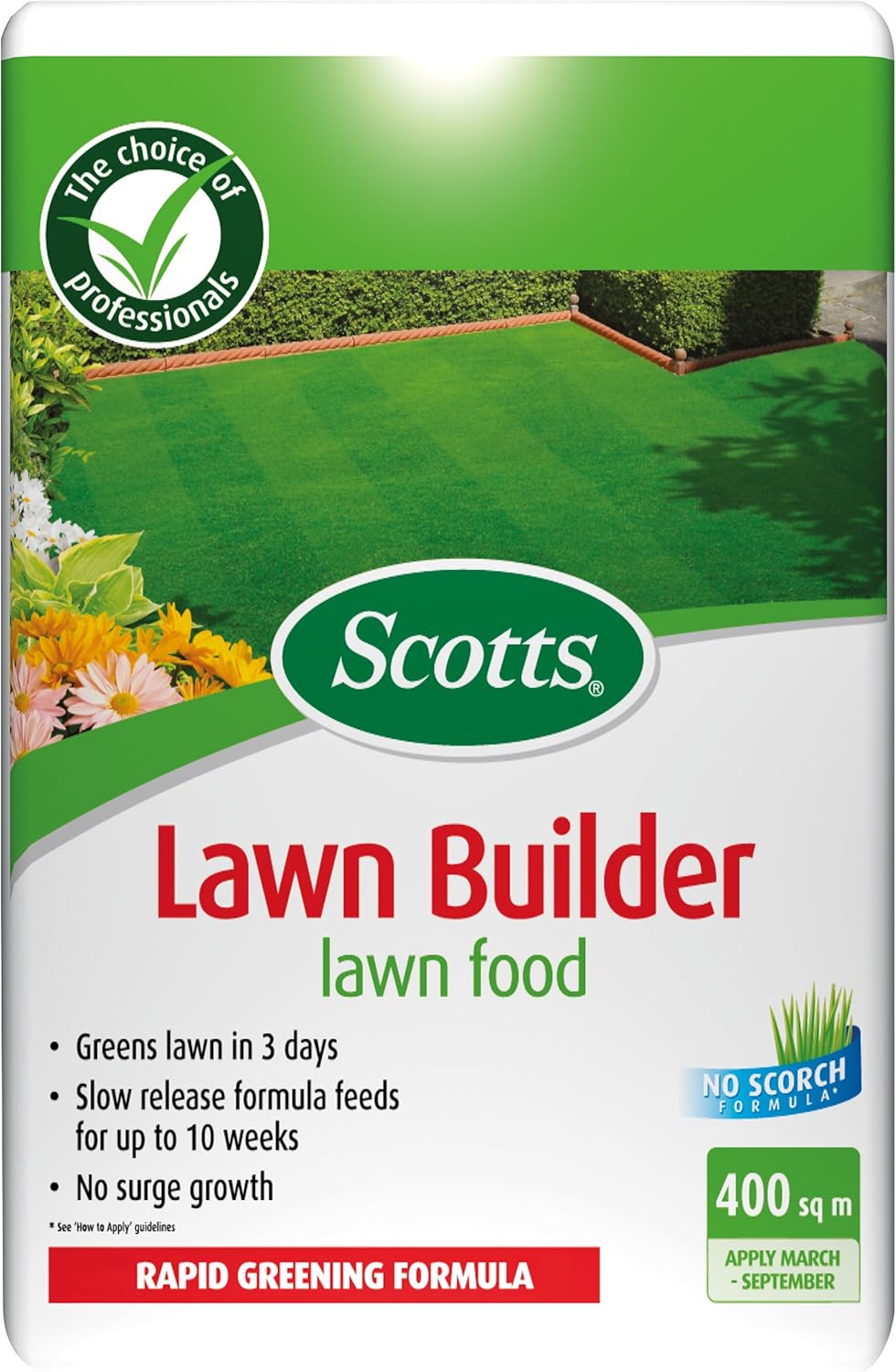 Scotts Lawn Builder Lawn Food 8kg - 400m2 : Amazon.co.uk: Garden