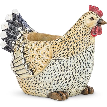 Amazon.com : CTW Home Collection Large Hen Planter : Patio, Lawn & Garden