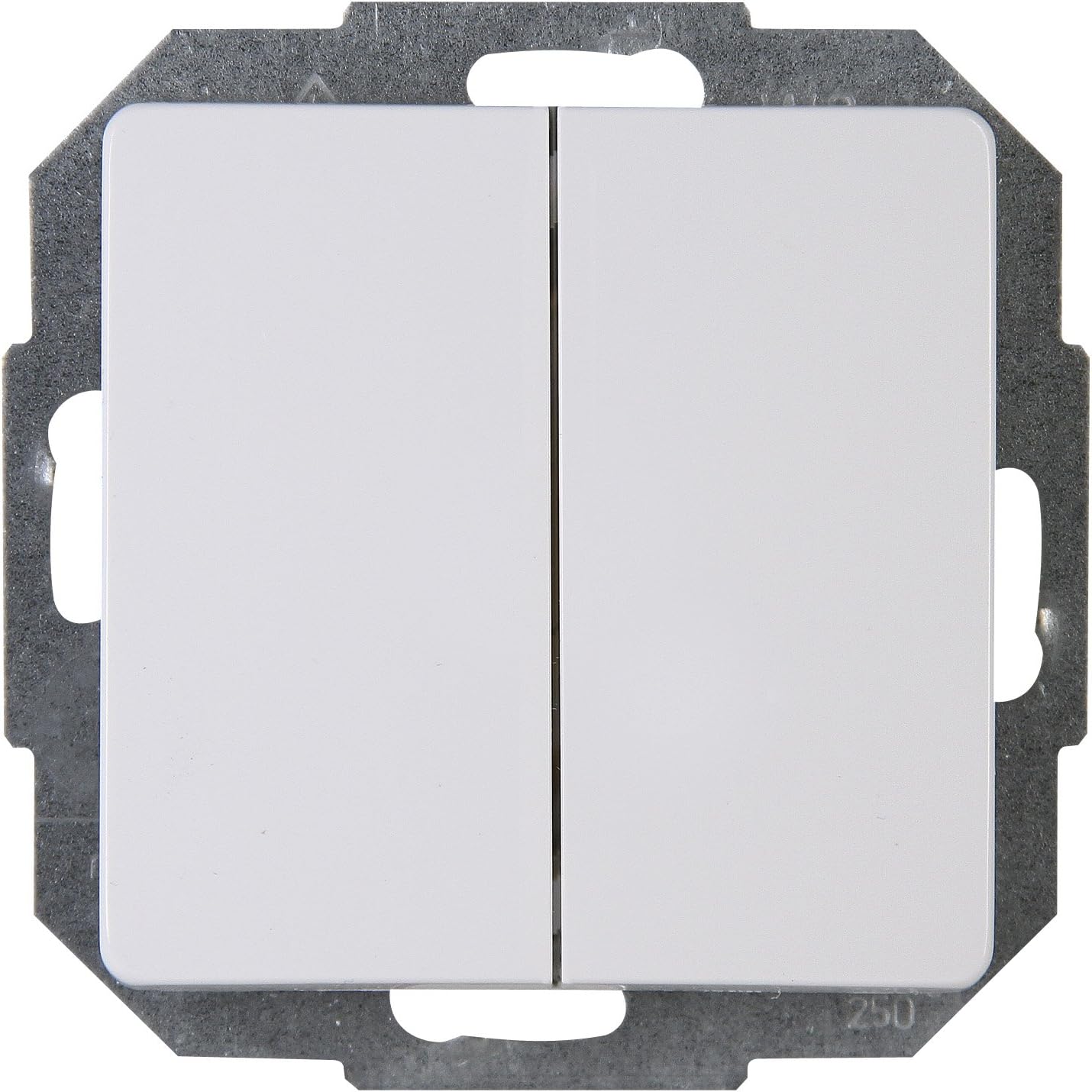 Kopp Paris Kontrollschalter, IP 20, arktis-weiß, 250V~, 651693084 ...