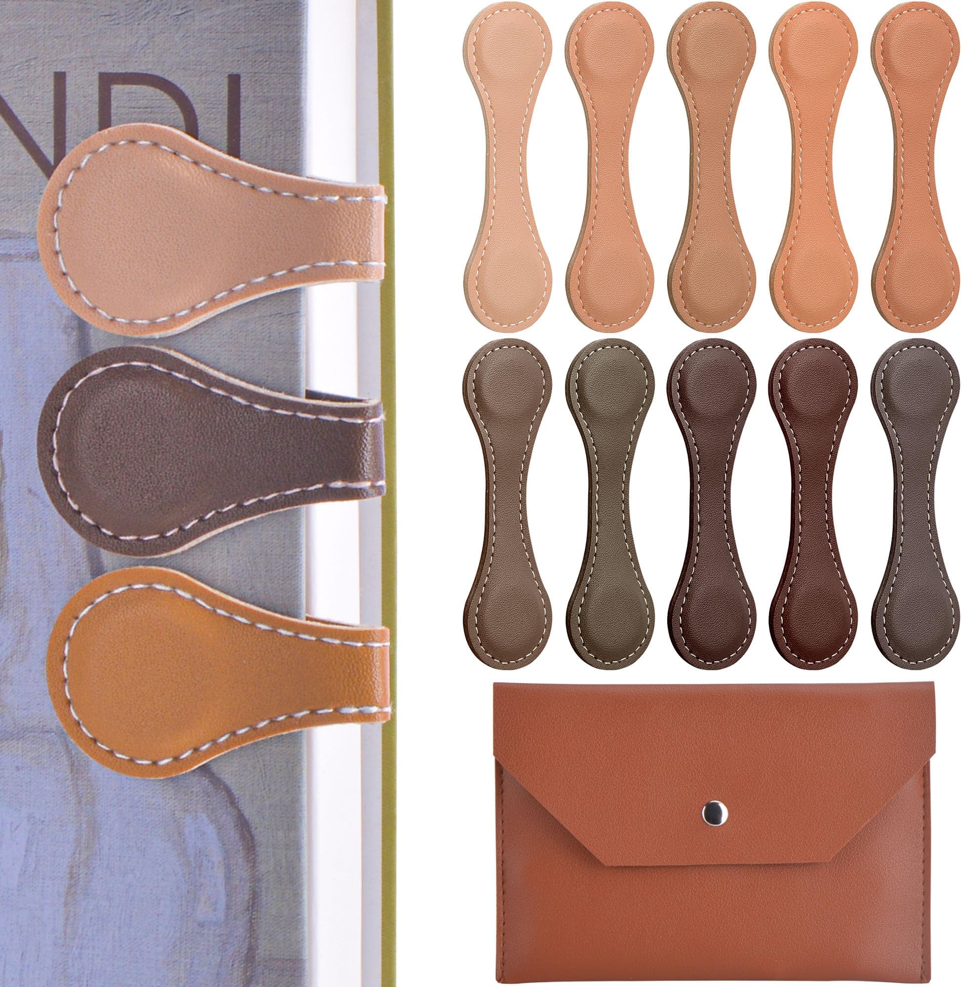 Amazon.com: UMETDO 84PCS Magnetic Bookmarks Book Mark, 12 Colors Magnet ...