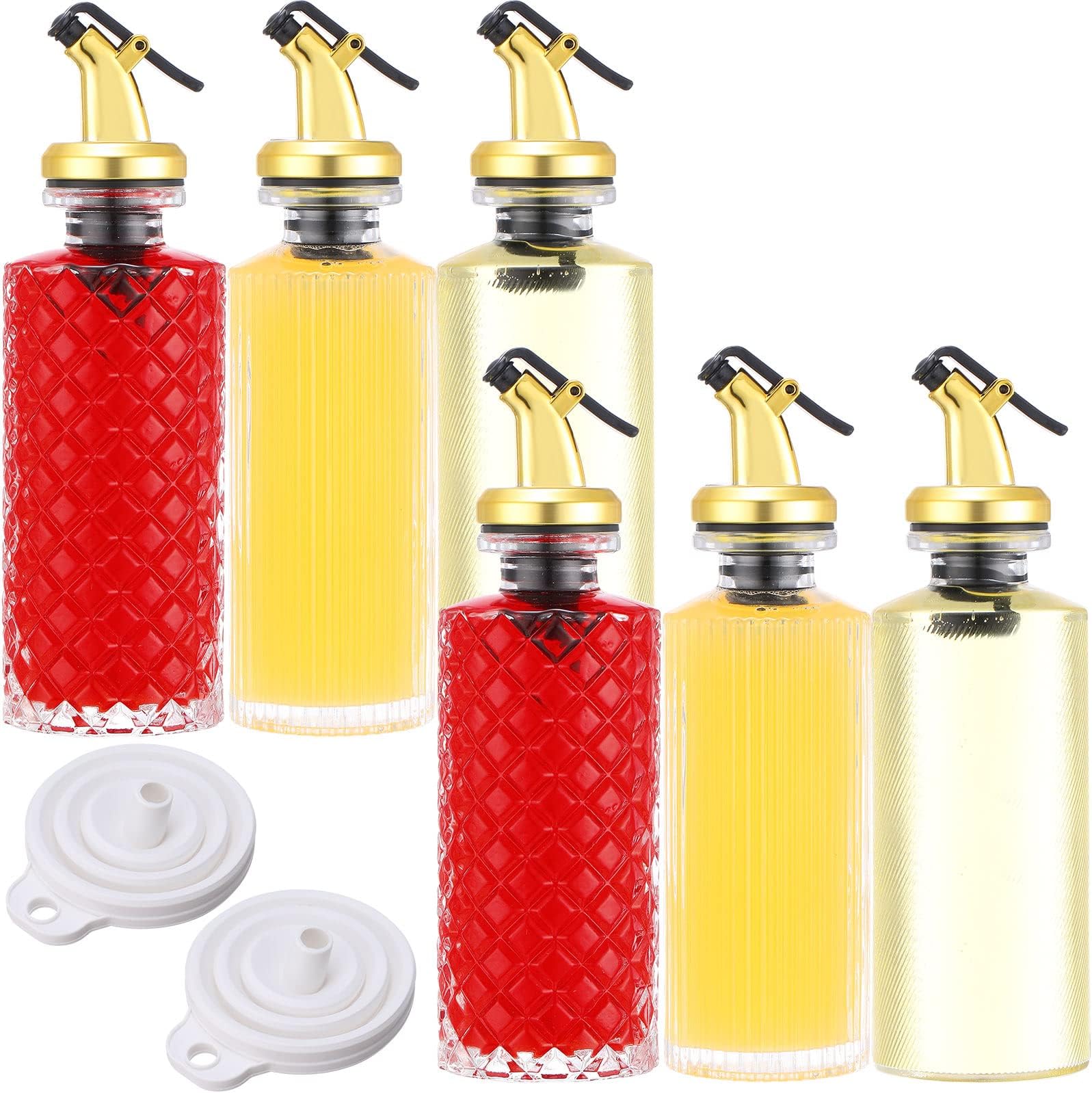 Amazon.com - Shining Craft Syrup Dispenser Bottles Set, 4 Pack 7 OZ ...