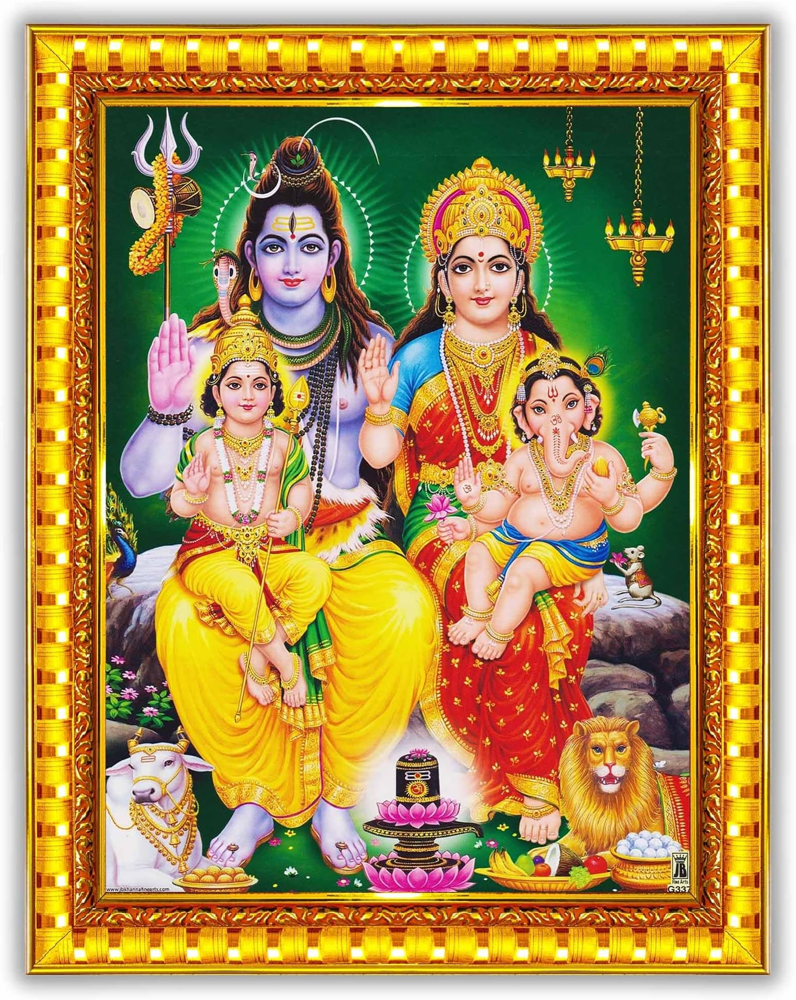ADA Handicraft Premium Lord Goddess God Photo for Pooja| Hindu Bhagwan ...