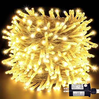 500 LED Christmas Lights Outdoor - 65FT Super Long Christmas String ...
