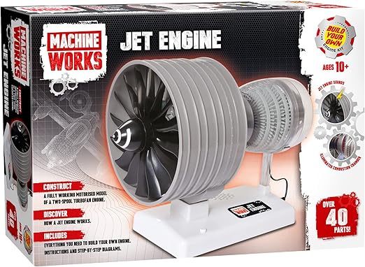 Amazon.com: Machine Works MWHJ01 Jet Engine Toy-Replica Model Building ...