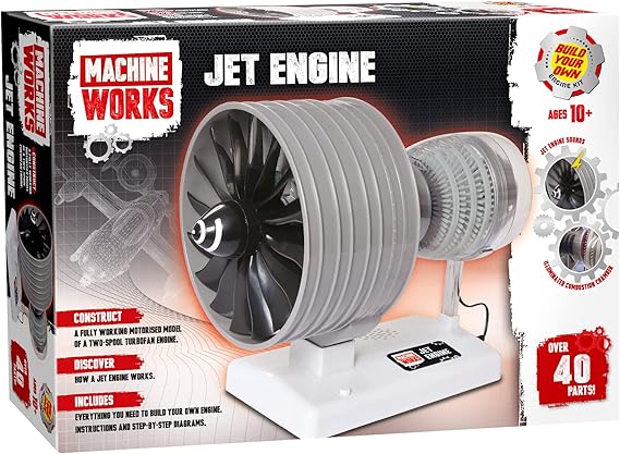 Amazon.com: Machine Works MWHJ01 Jet Engine Toy-Replica Model Building ...