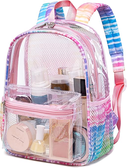 Amazon.com | BTOOP Clear Mini Backpack for Stadium Events 12x12x6 Small ...