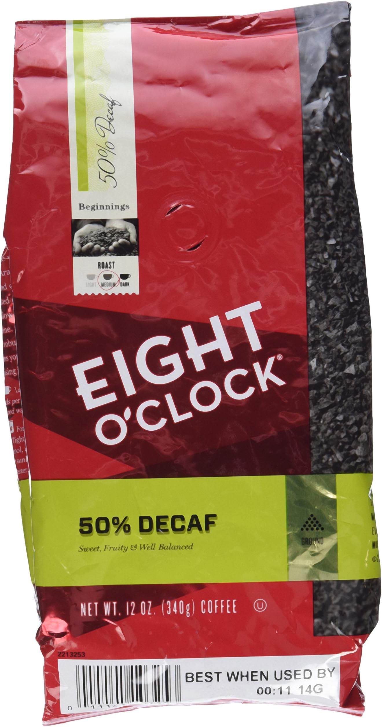 Amazon.com : Eight O'Clock Coffee The Original, Medium Roast, Whole ...