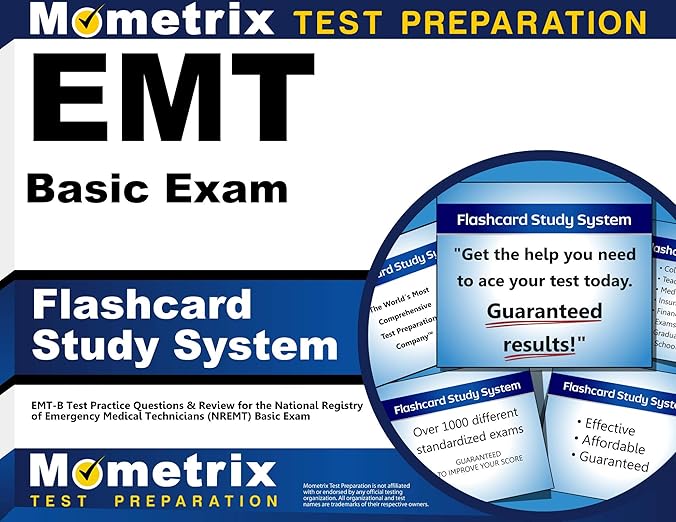 EMT Basic Exam Flashcard Study System: EMT-B Test Practice Questions ...
