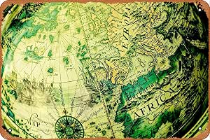 Amazon.com: Map of Westeros Africa map s – cave Man Cave Signs Vintage ...