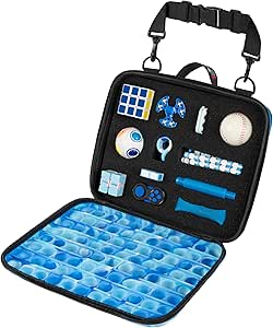 Amazon.com: POPRIDER Travel Fidget Case Set with 12 Fidget Toys, Road ...